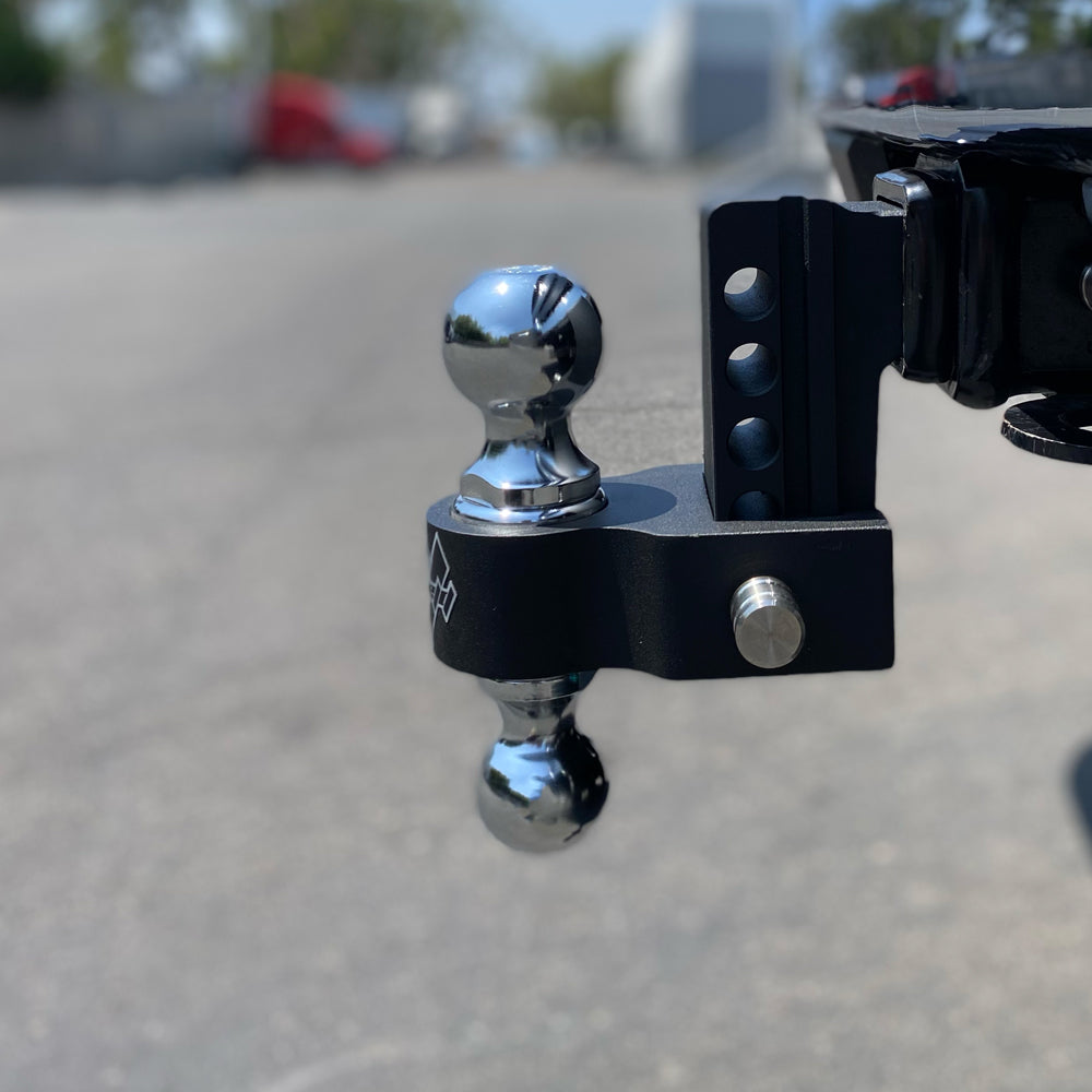 Trailer Valet Drop Hitch – 10,000 lb, 0–6" Drop, Dual Ball