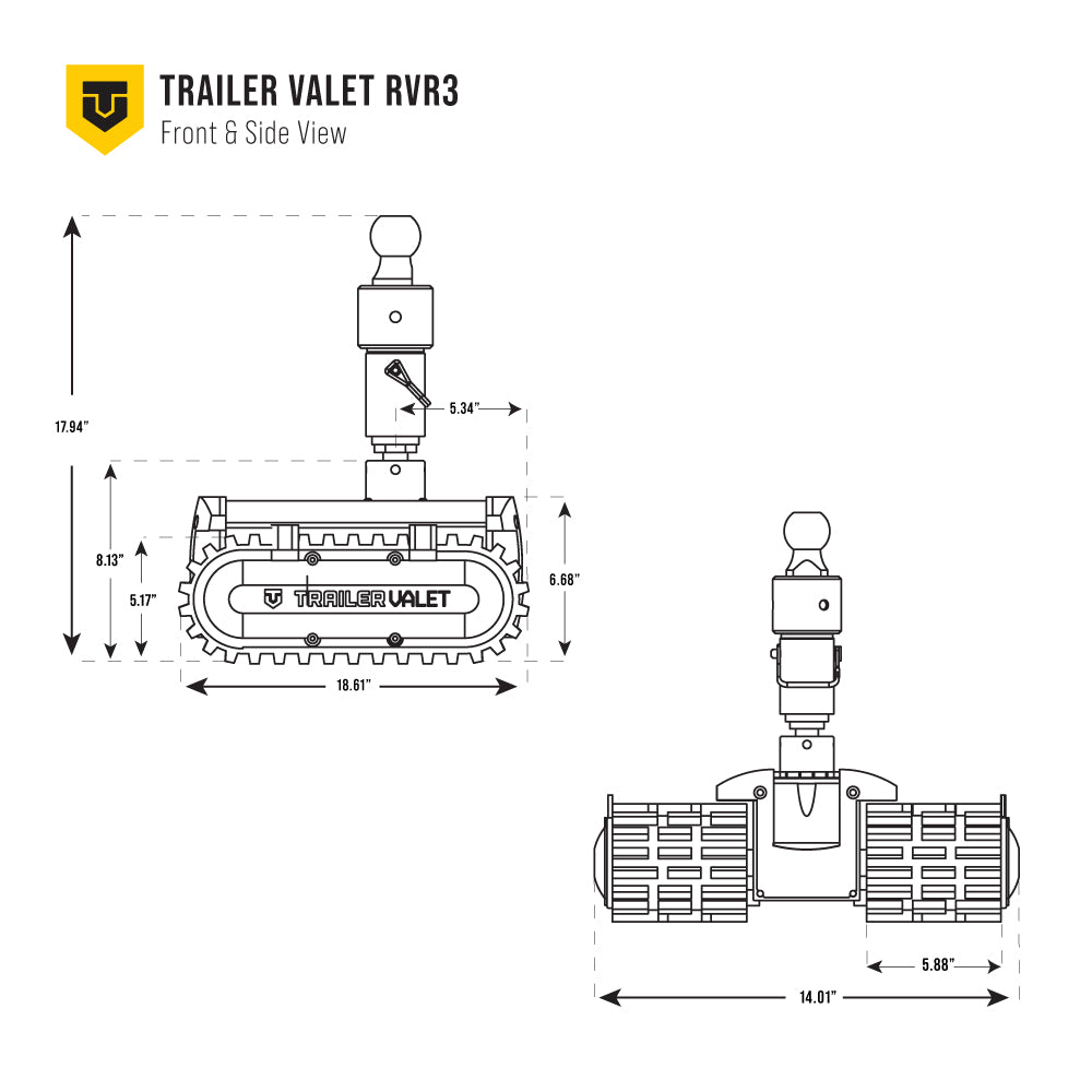 Trailer Valet RVR3 – 3,500 lb Wireless Trailer Mover