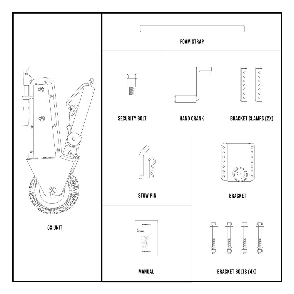Trailer Valet 5x | Trailer Moving Dolly | Trailer Hitch Mover