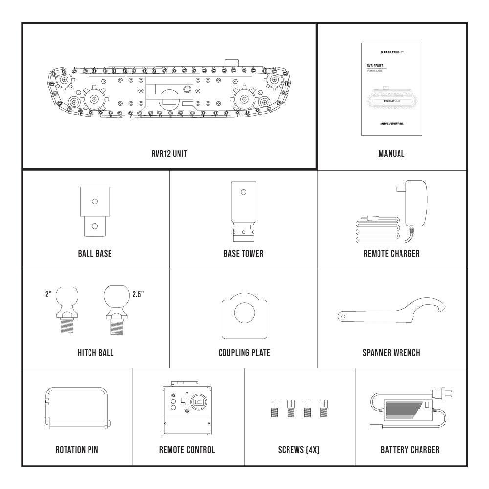 RVR12 - Electric Trailer Dolly - Trailer Valet