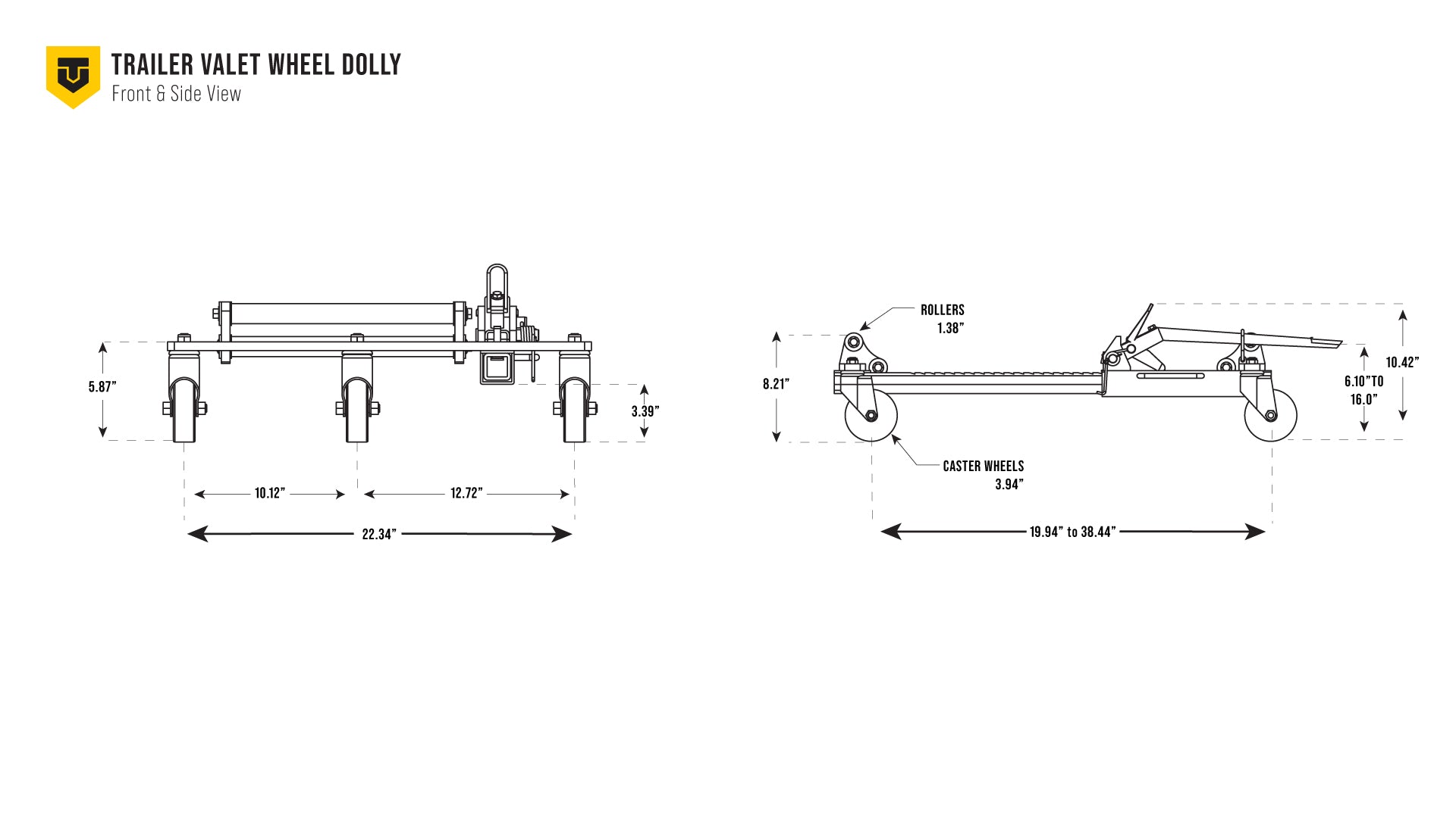 Refurbished Wheel Dolly - Trailer Valet