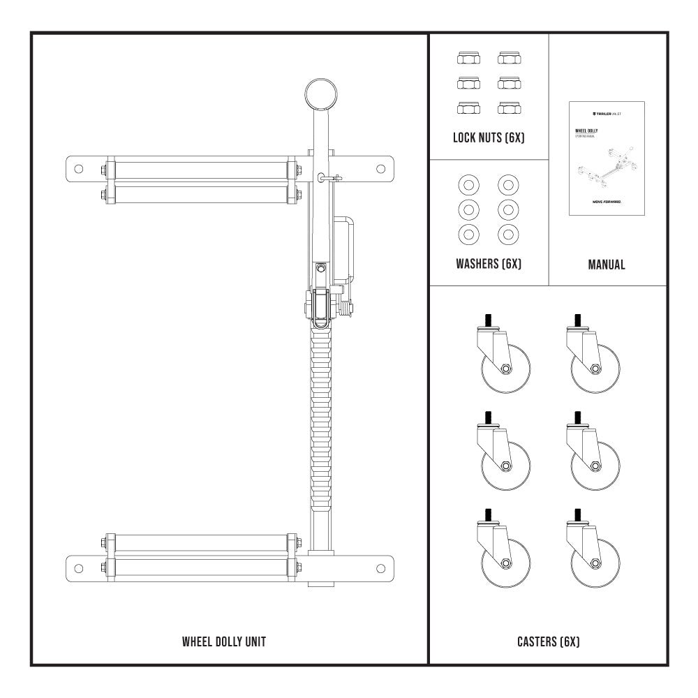 TVWDX | Boat Dolly | Heavy Duty Dolly Trailer – Trailer Valet